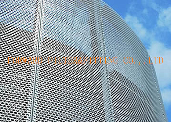 SS304/316 Decorative perforated metal plate for building interior partition , size customized