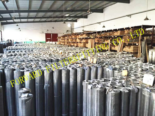 ISO Woven Metal Mesh SS304/316 plain weave screen with optional epoxy coating processing add