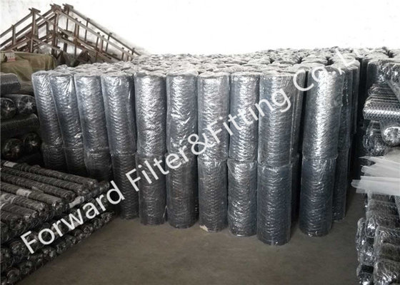 Iron / stainless steel hexagonal wire netting for protecting mesh fence , Length Customized