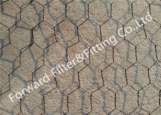 Iron / stainless steel hexagonal wire netting for protecting mesh fence , Length Customized