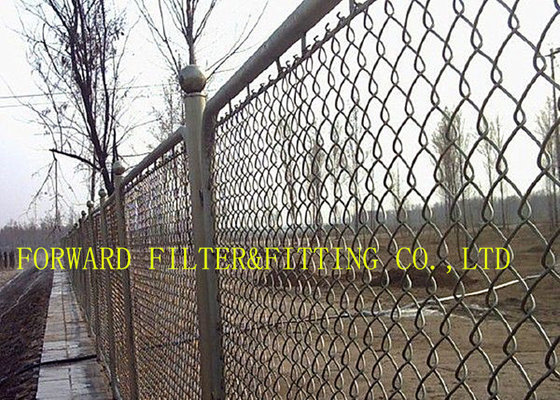 Hot Dipped Galvanized / PVC Coated Fence with Galvanized Iron Wire Material