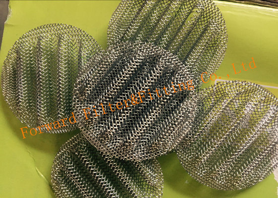 Customized Rectangular Stainless Steel SS304 Wire Mesh Tube Acid / Alkali Resistant