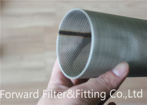 Microporous Filter Center Tube Perforated Metal Sheet Spiral Perforated Tube / Pipe