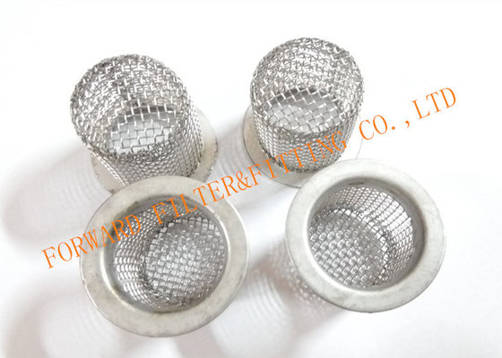 Mini SS316L SS304 / Copper Wire Mesh Filter Cap  For Filtration Element Assy