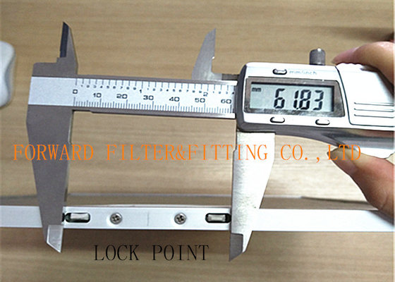 Aluminum / Brass / Stainless Steel Wire Mesh Filter , Thickness 1.5～2.5mm