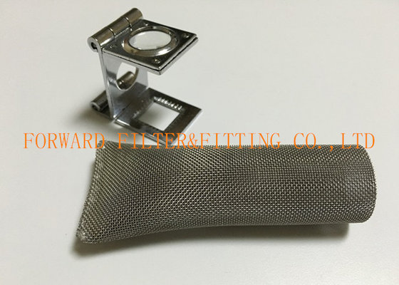Duck Mouth Sealing Welding Perforated Wire Mesh Tube , Diameter 10mm - 20mm