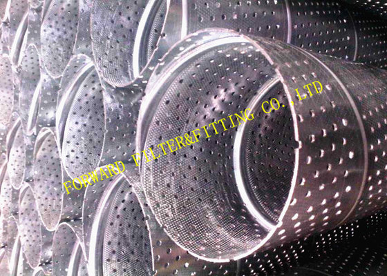 SUS304 / SUS316 Stainless Steel Perforated Steel Pipe With Powder Coated