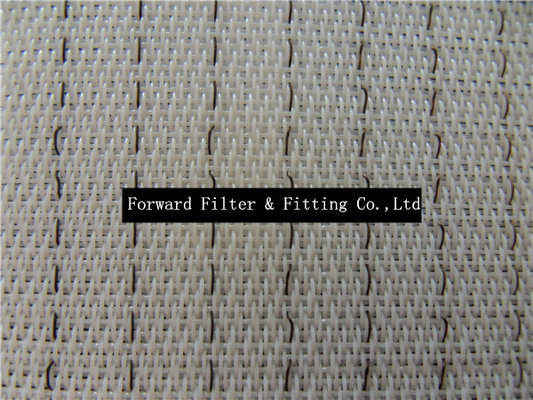 Monofilament Two / Three Heald Polyester Nylon Wire Mesh For Pulp Board