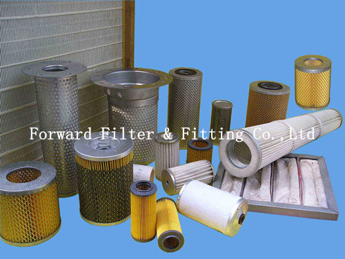 Water - ethylene glycol / phosphate hydraulic fluid oil suction filter of 12mm Diameter