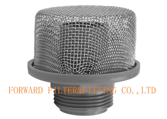 Aluminum / Stainless Steel SUS304 Wire Mesh Filter With Plastic Wrap Edge