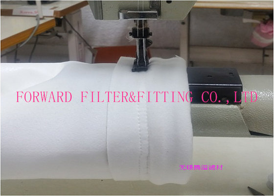 White / Yellow Color Pe Filter Bag Treatment Flue Gas And Dust Particles