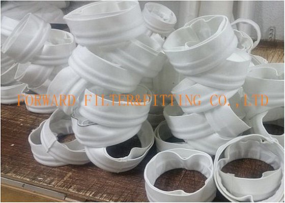 Yellow / Red / White Acrylic Mesh Bag Nylon Mixed Netting For Dust Filtration