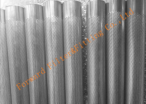 Carbon Steel / Stainless Steel SS304 Perforated Steel Pipe Diameter 28mm ～ 304.8mm