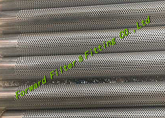 Carbon Steel / Stainless Steel SS304 Perforated Steel Pipe Diameter 28mm ～ 304.8mm