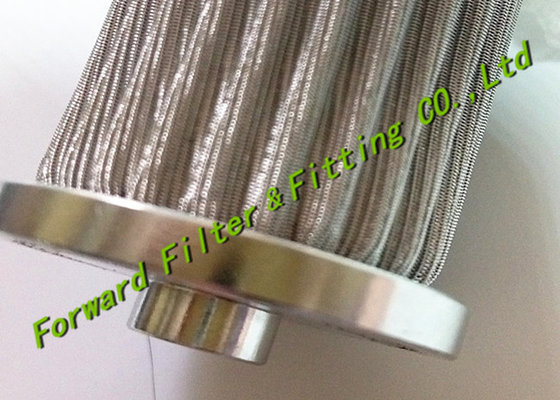 Multilayer Copper / Brass / Mild Steel Wire Mesh Filter High Temperature Resistant