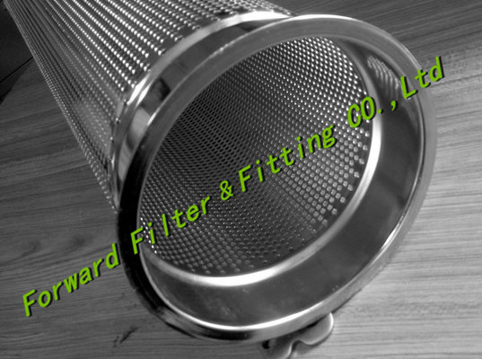 Stainless Steel SS304 Bag Basket Industrial Filter Cartridge Green / Black / White