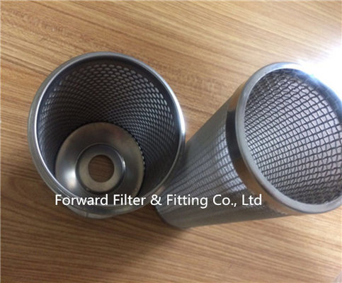 Industrial 100um 304L / 316L Stainless Steel Wire Mesh Tube With Precise Rolling Finished