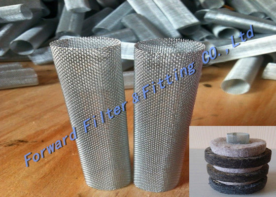 Low Filtration Precision Wire Mesh Tube Filter OEM Screen Defoaming Device / Oil Gas Separator