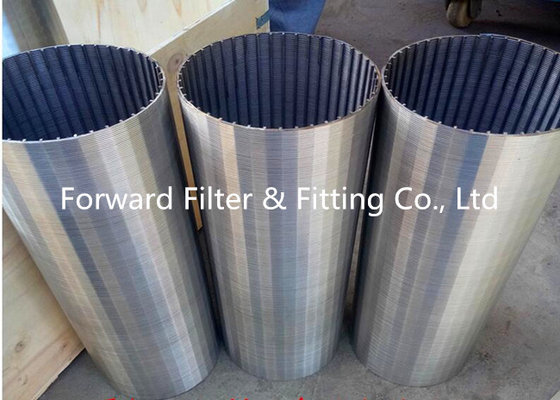 Galvanized / Carton / Stainless Steel Wedge Wire Screen For Mine Sieving Mesh