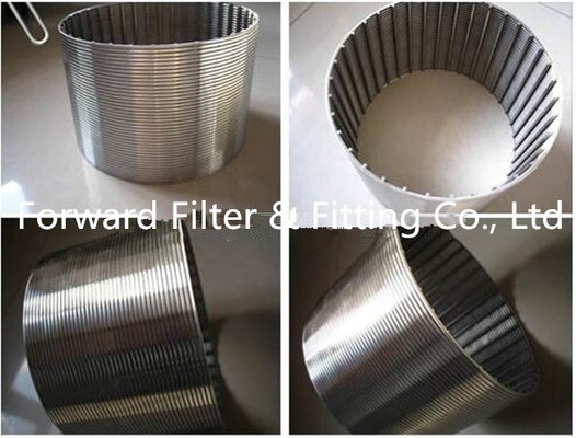 Galvanized / Carton / Stainless Steel Wedge Wire Screen For Mine Sieving Mesh