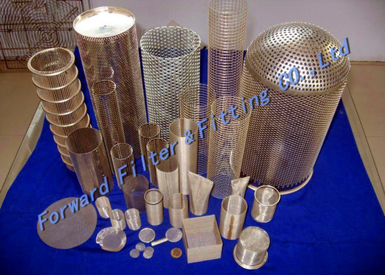 Stainless Steel Spiral Perforated Metal Tube For Filter Element Thickness 0.5～2.5mm