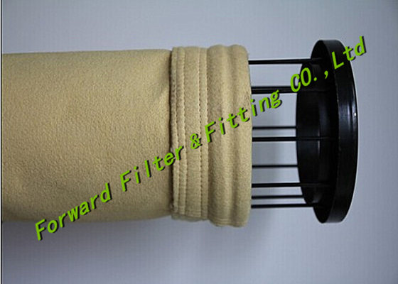 White / Yellow Color Pe Filter Bag Treatment Flue Gas And Dust Particles