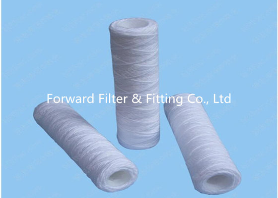 PP / Punching Pipe Yarn String Wound Winding Industrial Filter Cartridge For Household Or Industrial Filtering