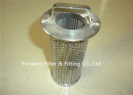 Stainless Steel Reel Flange Industrial Filter Cartridge , Package Edge Round Hole Ss Filter Cartridge
