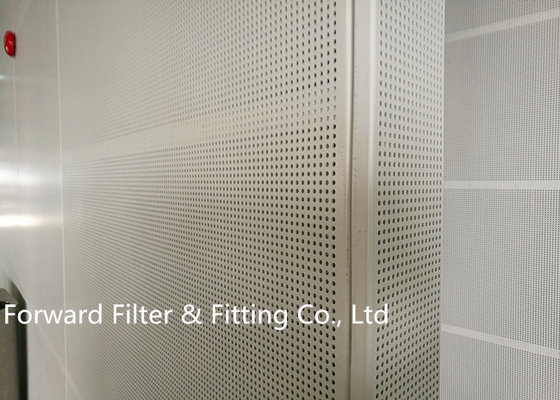 Stainless steel hexagonal hole punching net / shop decoration curtain wall ceiling decorative panels