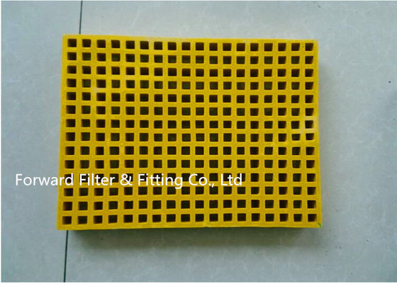 Yellow Anti High Temperature Frp Grating Trench Ditch Cover Corrosion Resistant