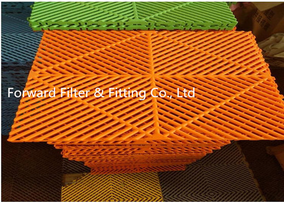 Yellow Anti High Temperature Frp Grating Trench Ditch Cover Corrosion Resistant