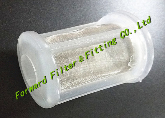 PP Framwork Plus Metal Screen Cover Ring / Material SS316 Mesh Filtrate Dimension Customized