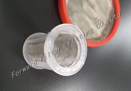 Black / White PVC Coating Plain Weave Nylon Wire Mesh Easy Installation