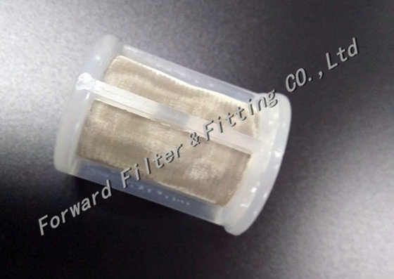 Black / White PVC Coating Plain Weave Nylon Wire Mesh Easy Installation