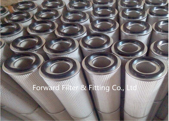 Self Cleaning Air Dust Filter 325 * 660 Industrial Polyester Fiber / Non-Woven / Dust Filter Cartridge