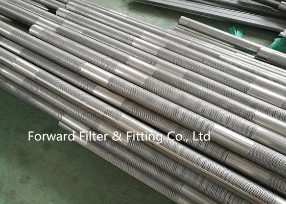 Stainless Steel 304 Metal Punching Pipe Filter Cartridge With Punching Support Tube Spiral Tube