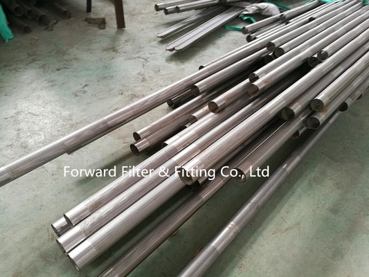 1 Inch-3 Inch Stainless Steel Perforated Metal Tube / Perforated Metal Filter Pipe For Muffler Pipe