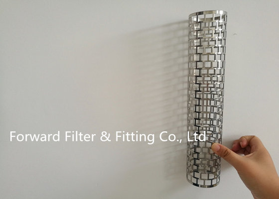 Overall Punching Forming Metal Square Tube / OD60MM Filter Center Tube