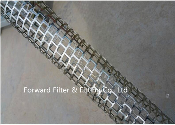 Overall Punching Forming Metal Square Tube / OD60MM Filter Center Tube