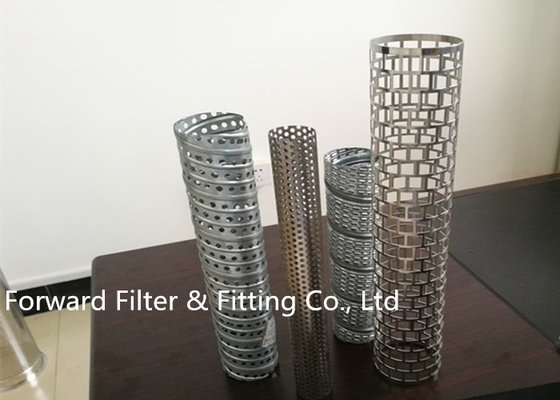 Overall Punching Forming Metal Square Tube / OD60MM Filter Center Tube