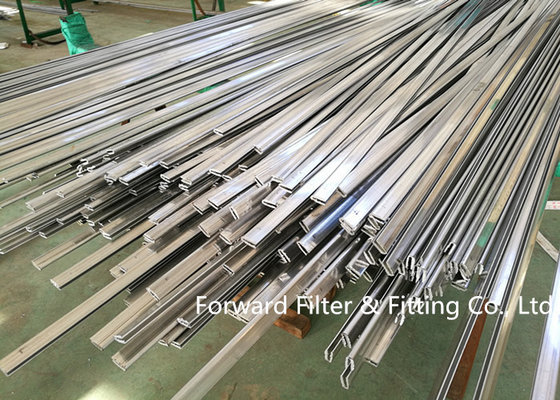 Open 1/8 inch of decorative works with aluminum side of the U-slot/ Edging