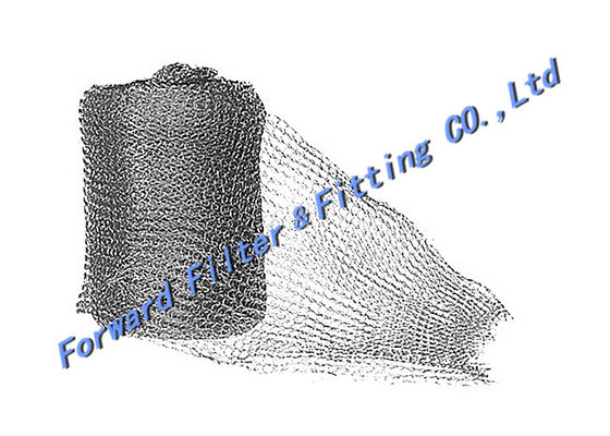 FWD Liquid Gas Separator Knitted Red Copper Wire Mesh Stainless Steel 304,304L,316,316L,317,310S,321,304M, Brass