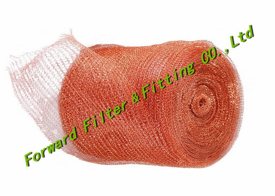 FWD Liquid Gas Separator Knitted Red Copper Wire Mesh Stainless Steel 304,304L,316,316L,317,310S,321,304M, Brass