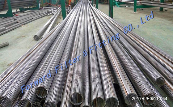 Custom Longitudinal Welded Stainless Steel Perforated Metal Tube Standard Specification