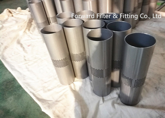 409/201/304 Car Muffler Inner Tube , 3 Inch Metal Punching Pipe , Exhaust System Dedicated Pipe