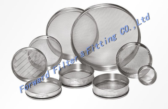 Stainless Steel Test Sieve Mesh Sieve / Particle Size Analysis Sieve