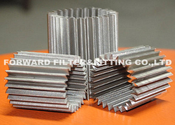 SS304 pleated stainless steel mesh for various inner filtration application ,the number of pleated customized available
