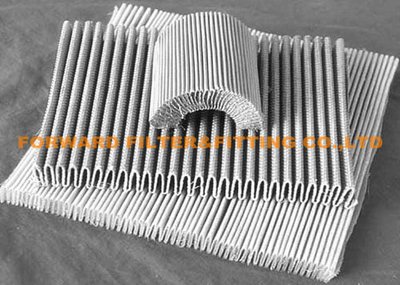 SS304 pleated stainless steel mesh for various inner filtration application ,the number of pleated customized available
