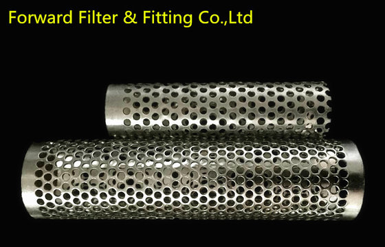 Round Hole SUS316 / 316L Stainless Steel Perforated Tube For Exhaust Tubes