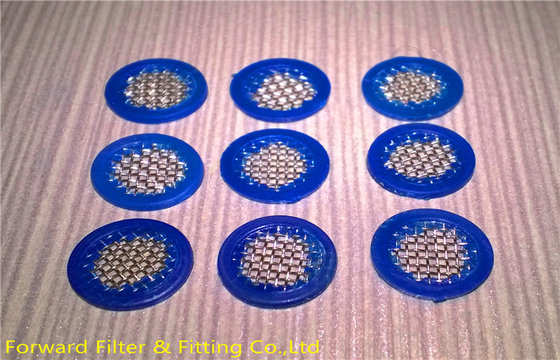 Galvanized Wire Mesh Filter Disc , SUS304 / 316 / 304L / 316L Stainless Steel Mesh Filters
